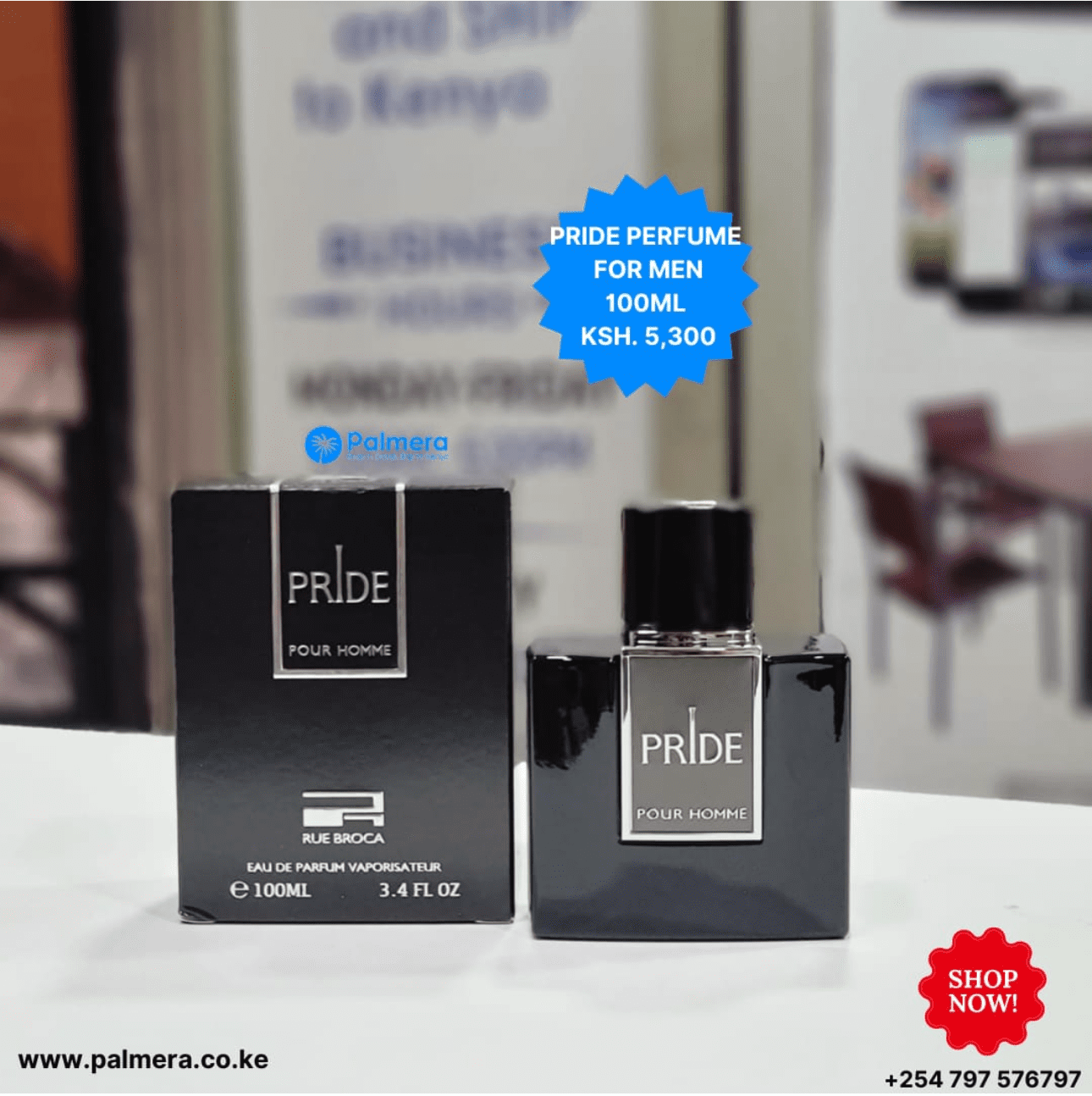 Pride Perfume – For Men (100ml) - Shipping With Wanda