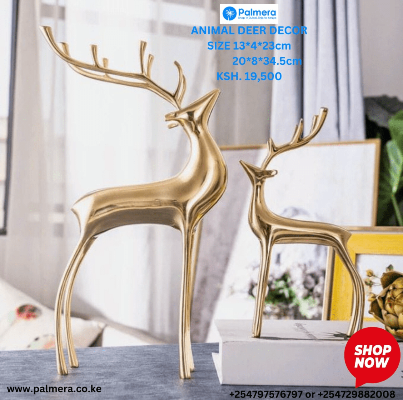 Animal Deer Decor - Shipping With Wanda